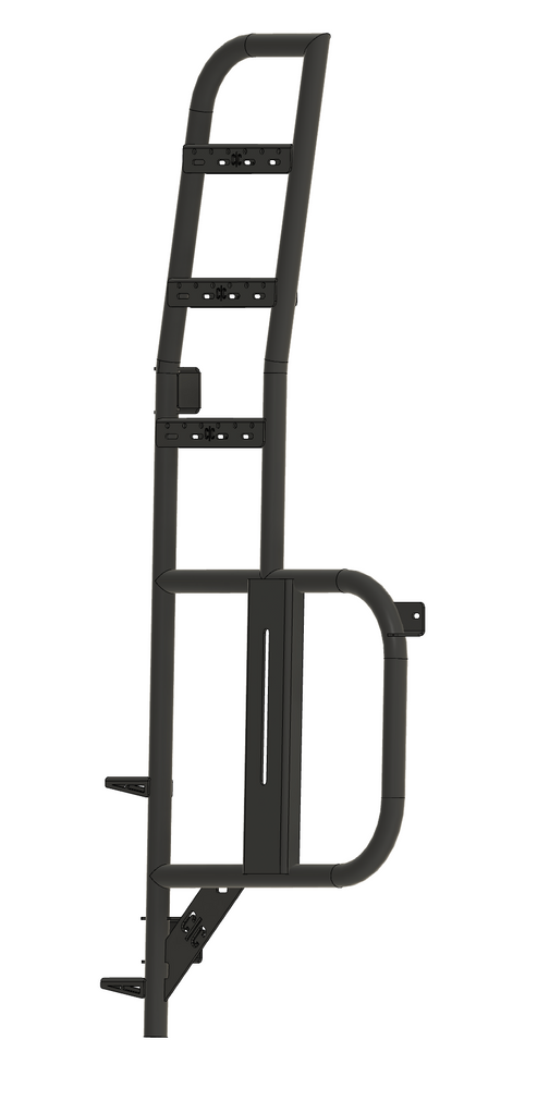 Rear Door Ladder & Wheel Carrier for VW Crafter/MAN TGE | CC Van Gear ...